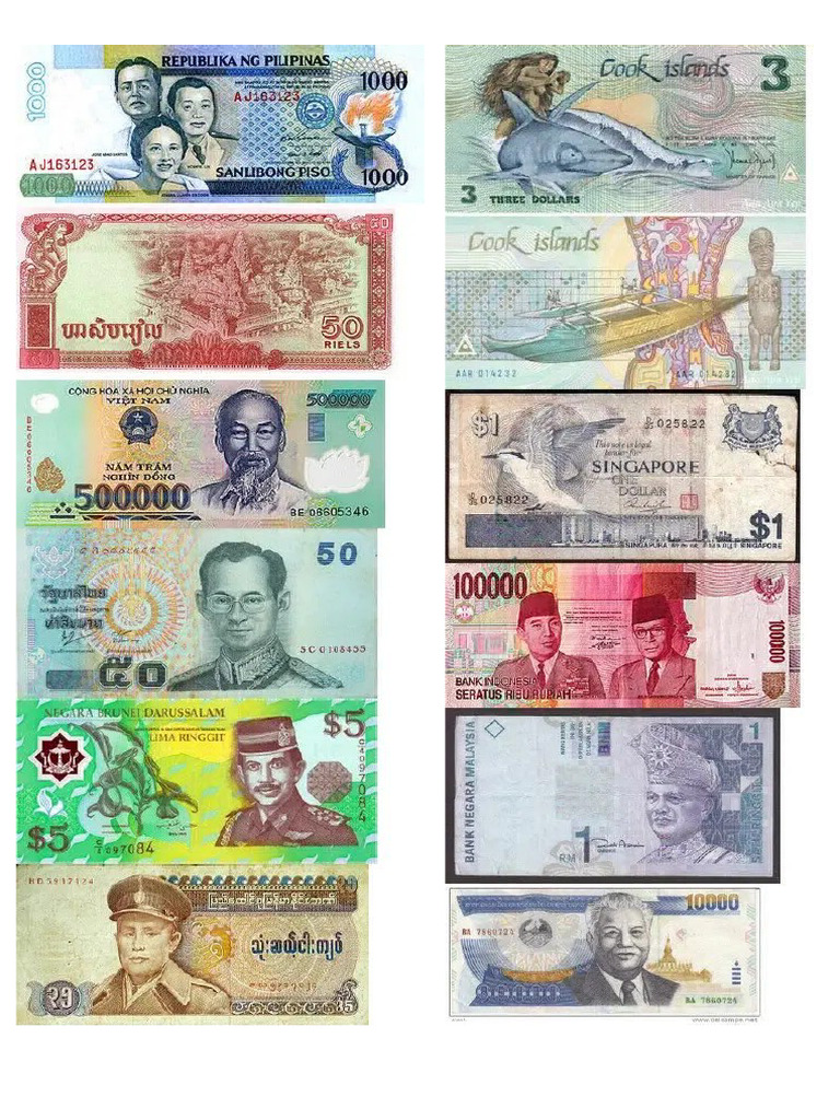 Tugas Mata Uang Negara Asean | PDF