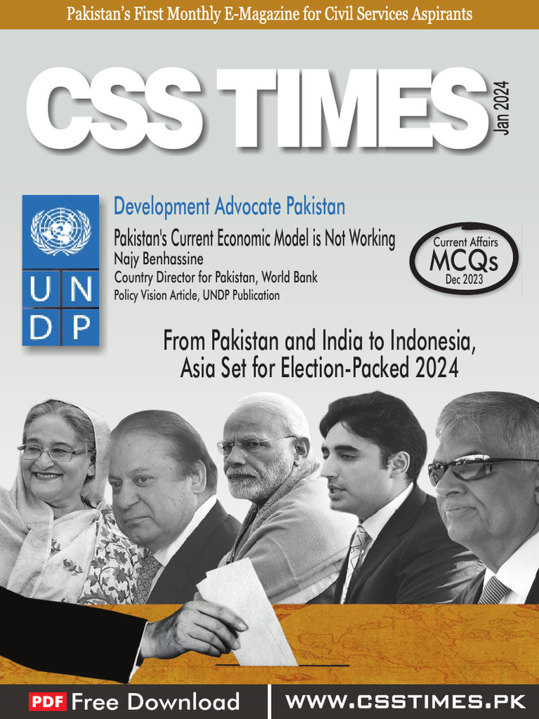 CSS Times Magazine Jan 2024 | PDF | Taxes | Subsidy