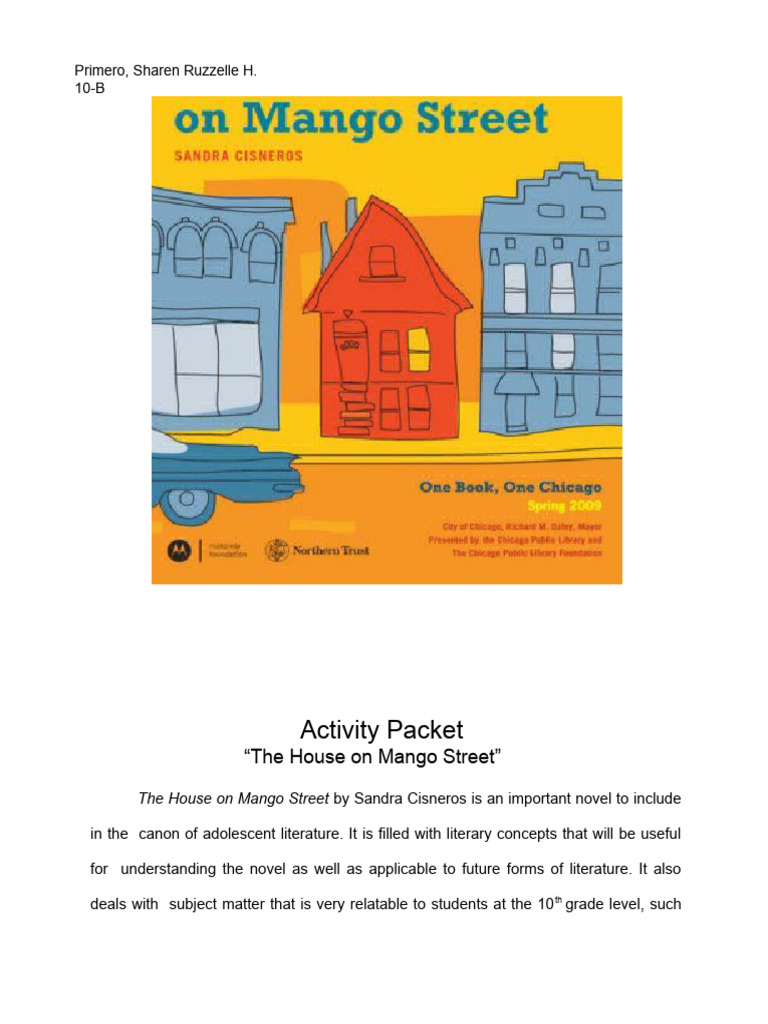 Mango Street Book Analysis | PDF | Social Science | Poetry