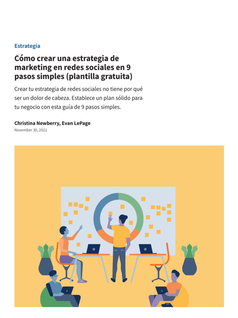 Crear Estrategias de Marketing RRSS | PDF | Facebook | Marketing