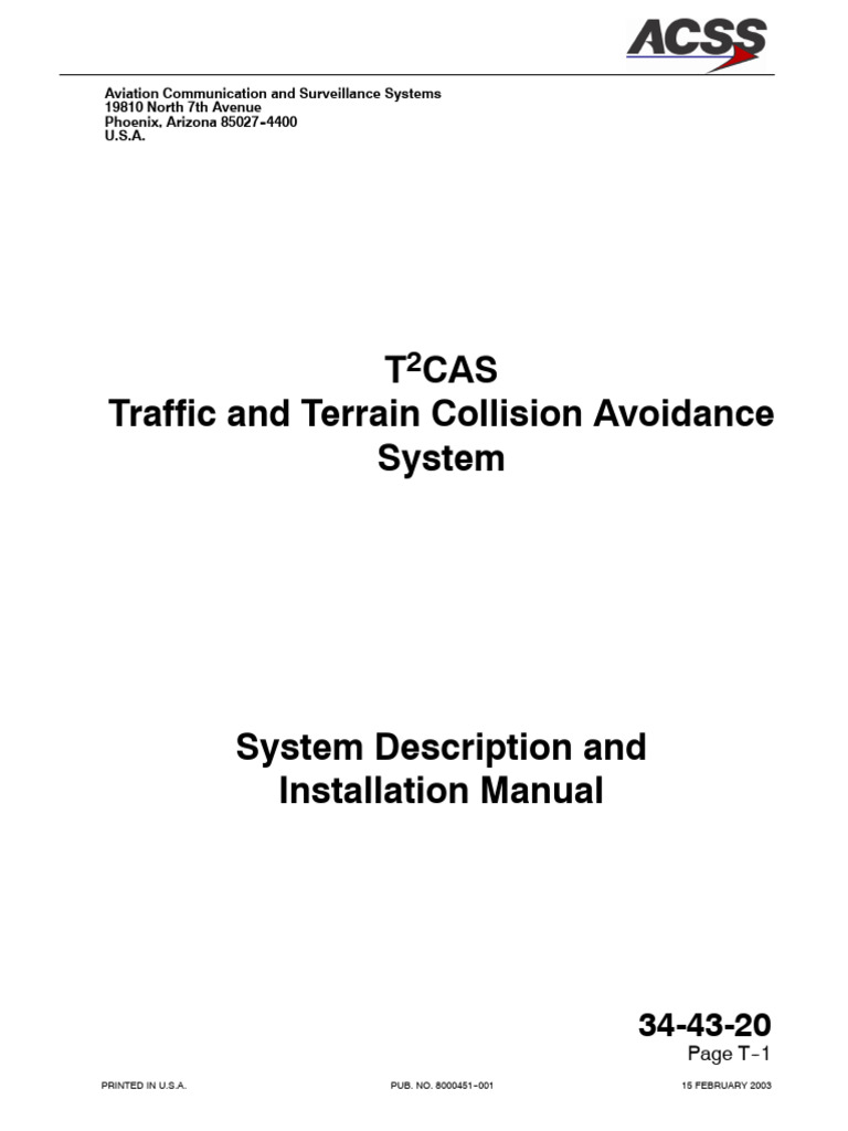 Install Manual (TCAS II) | PDF | Computing