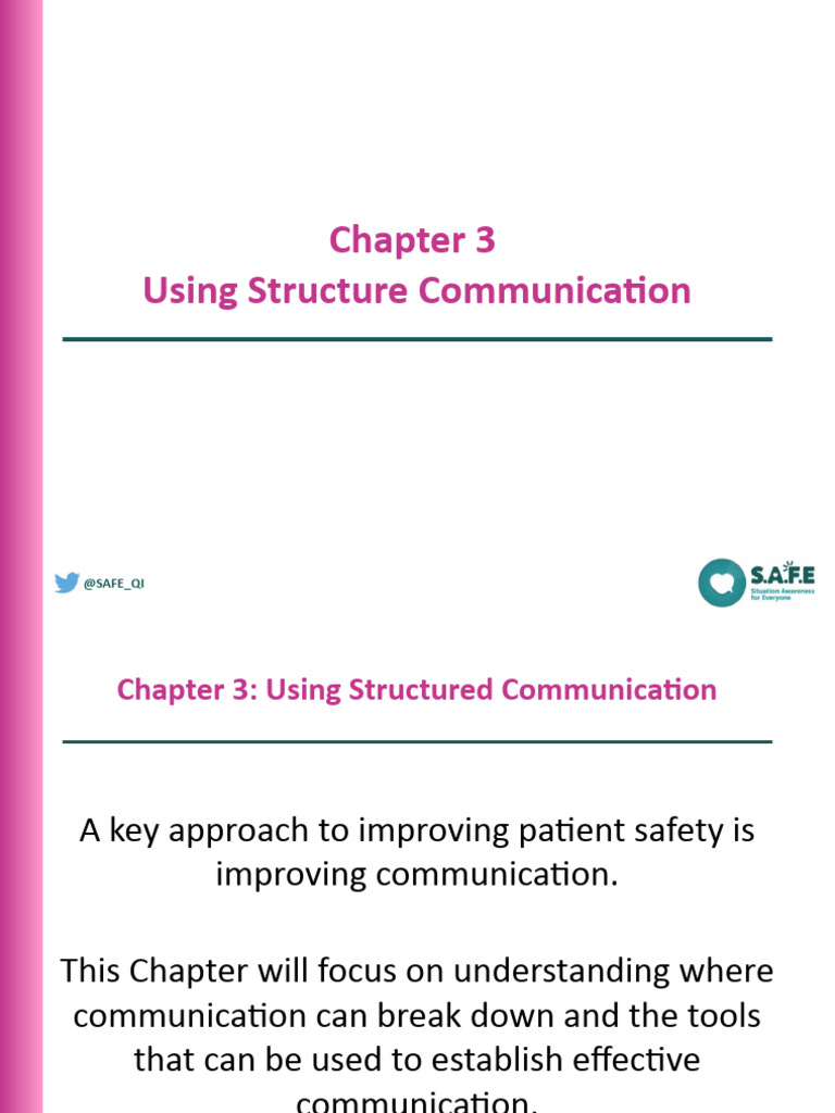 Chapter 3-Using Structure Communication | PDF | Medicine | Social Programs