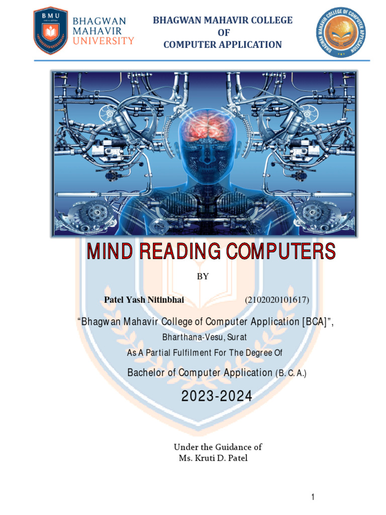 Mind Reading Computer | Download Free PDF | Neuroscience | Mind