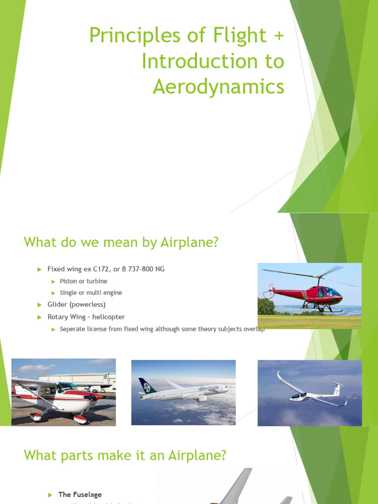 Introduction and Basic Aerodynamic | PDF | Flight Control Surfaces ...