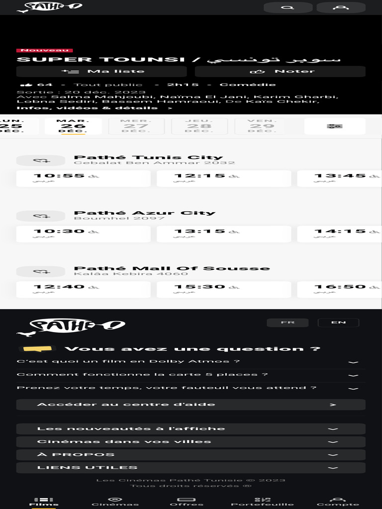 SUPER TOUNSI سوبر تونسي (2023) - Film et séance… | PDF