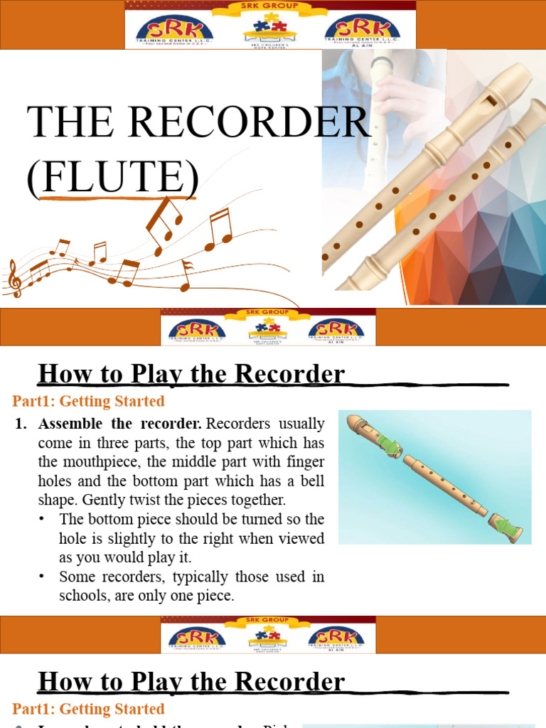 q4 the Recorder (Flute) | PDF | Recorder (Musical Instrument)