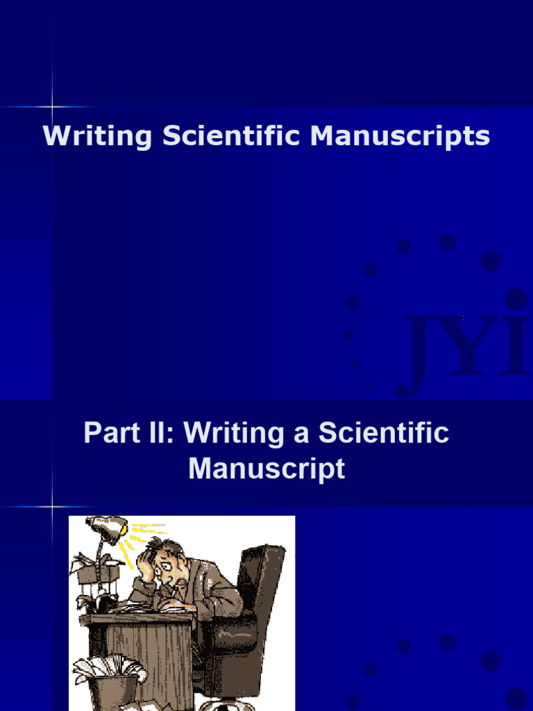 Scientific Manuscript Writing Guide | PDF | Data | Information