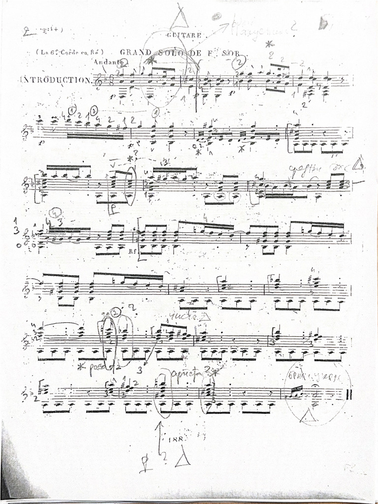 Grand Solo - F. Sor | PDF