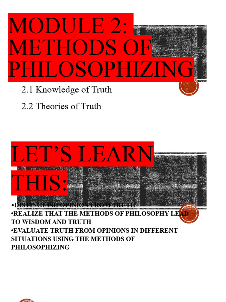 Module 2 Philo | Download Free PDF | Truth | Epistemology
