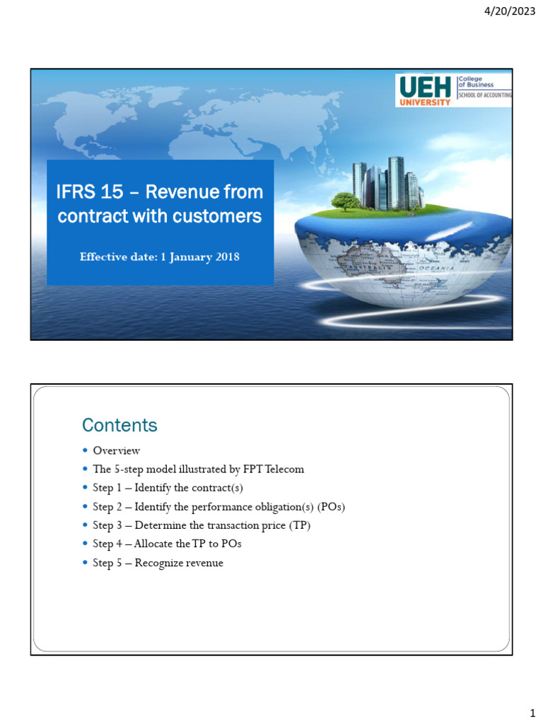 IFRS 15 Revenue Recognition Guide | PDF | International Financial ...
