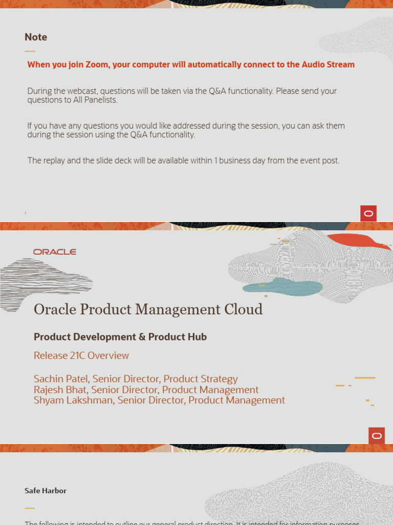 SCM - Product Management Cloud 21C Release Overview | PDF | Spreadsheet ...