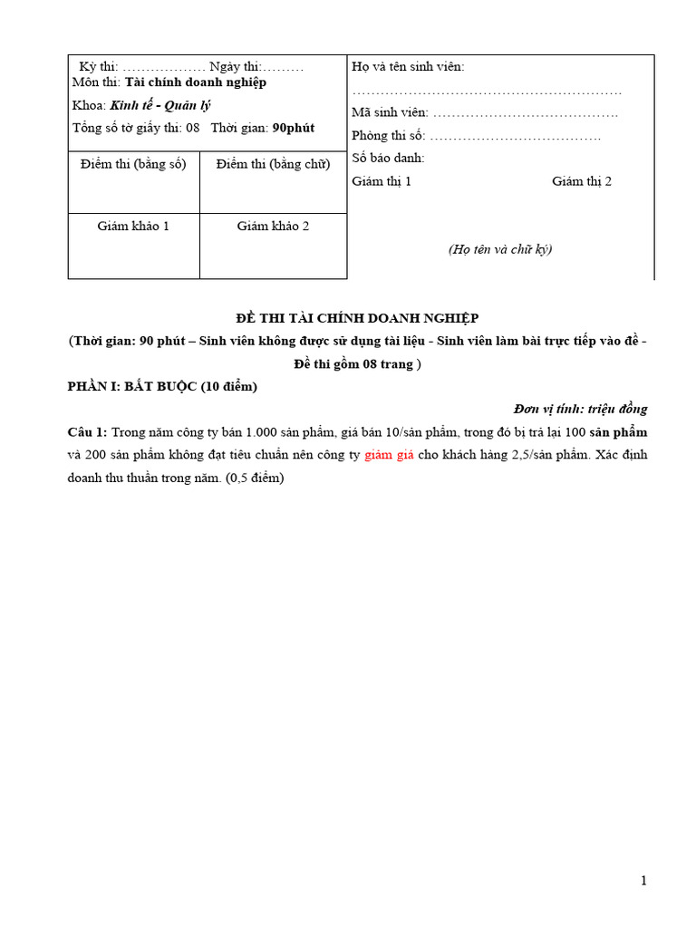 Đề thi 14 TCDN và lời giải | PDF