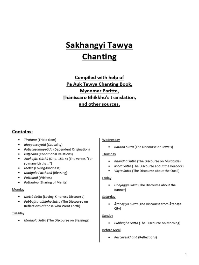 Sakhangyi Tawya Yogi Guide | PDF | Religious Philosophical Concepts ...