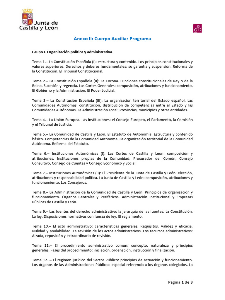 Anexo II Programa Auxiliar, 0 | PDF | Archivo de computadora | España