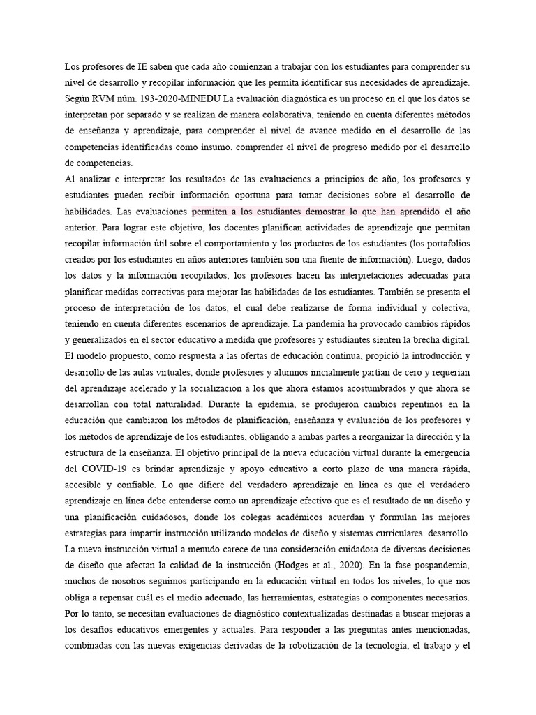 Turnitin 2 | PDF | Evaluación | Aprendizaje