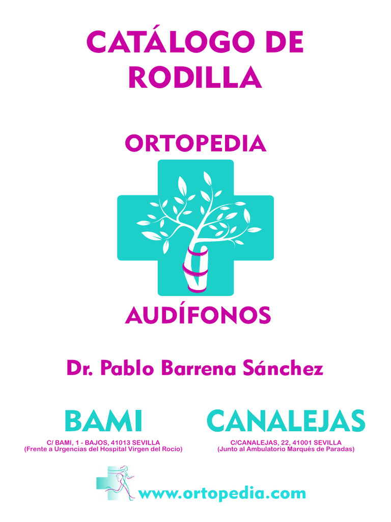 2023 10 09 Catalogo Rodilla Pablo Barrena Sanchez | PDF | Rodilla ...