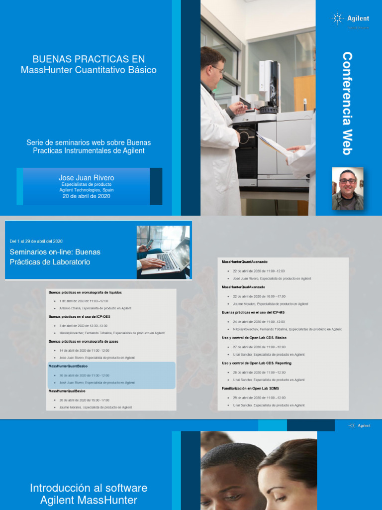 Buenas Practicas en Masshunter Cuantitativo Básico | PDF | Archivo de computadora | Software ...