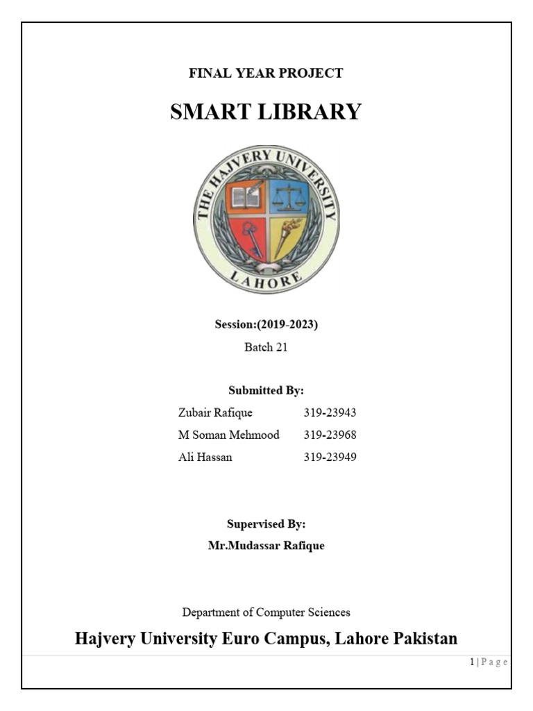 Final Year Project | PDF | Libraries | Digital Library