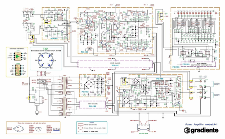 Amplificador Gradiente A-1 (Esquema Editado) | PDF