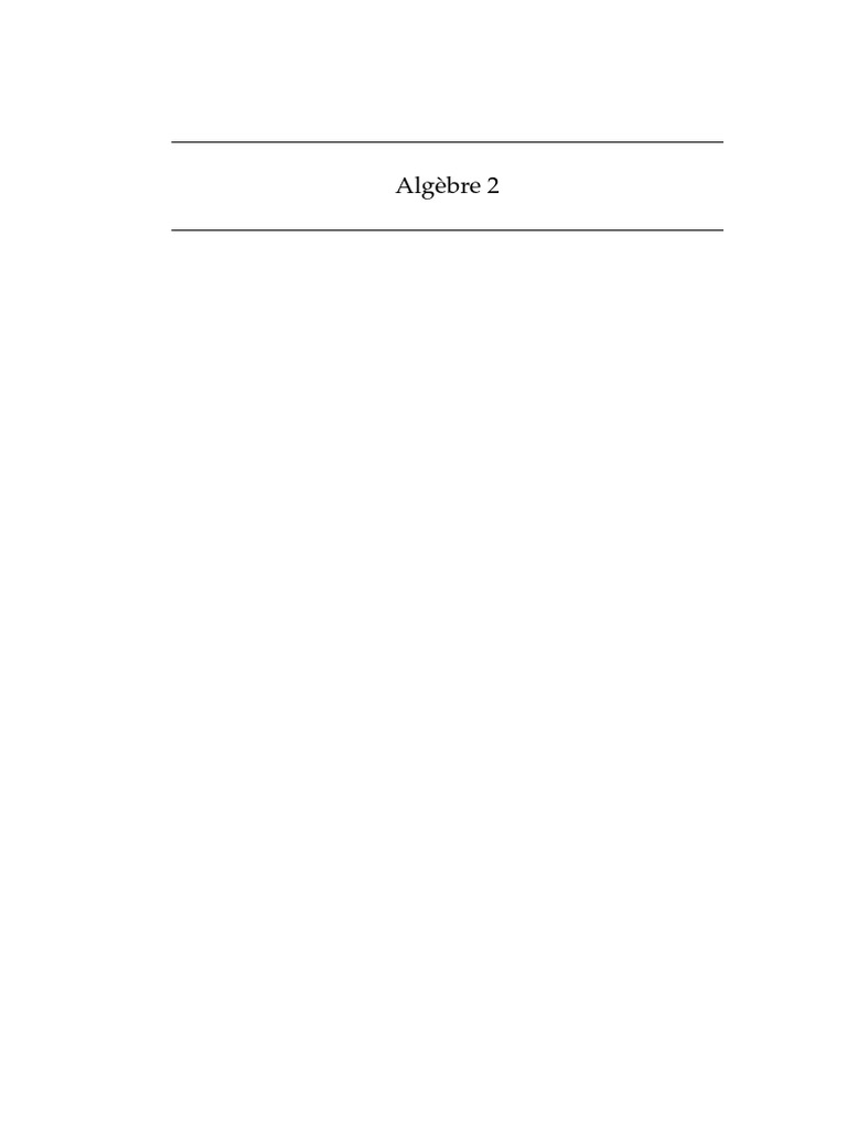 Chapitre 1 - Espace Vectoriel | PDF | Espace vectoriel | Base (algèbre ...