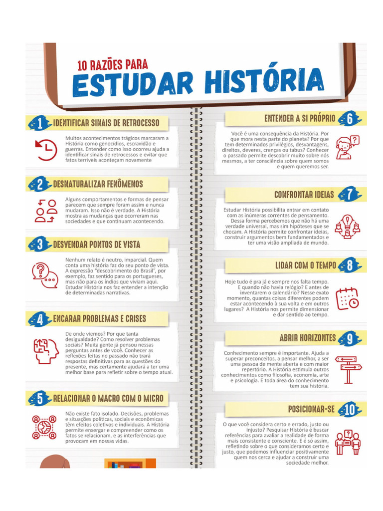 10 razões para estudar História | PDF 10 razões para estudar História | PDF
