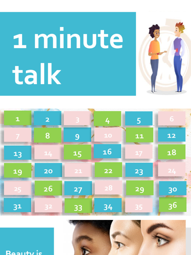 1 Minute Talk | PDF
