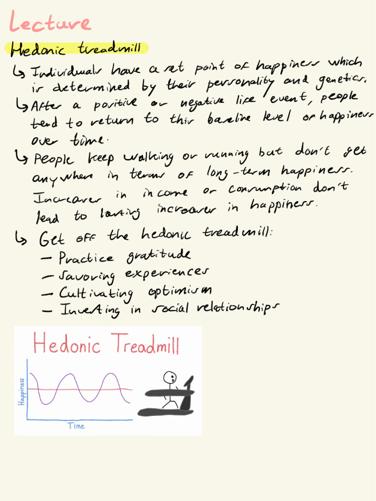 Understanding the Hedonic Treadmill | PDF