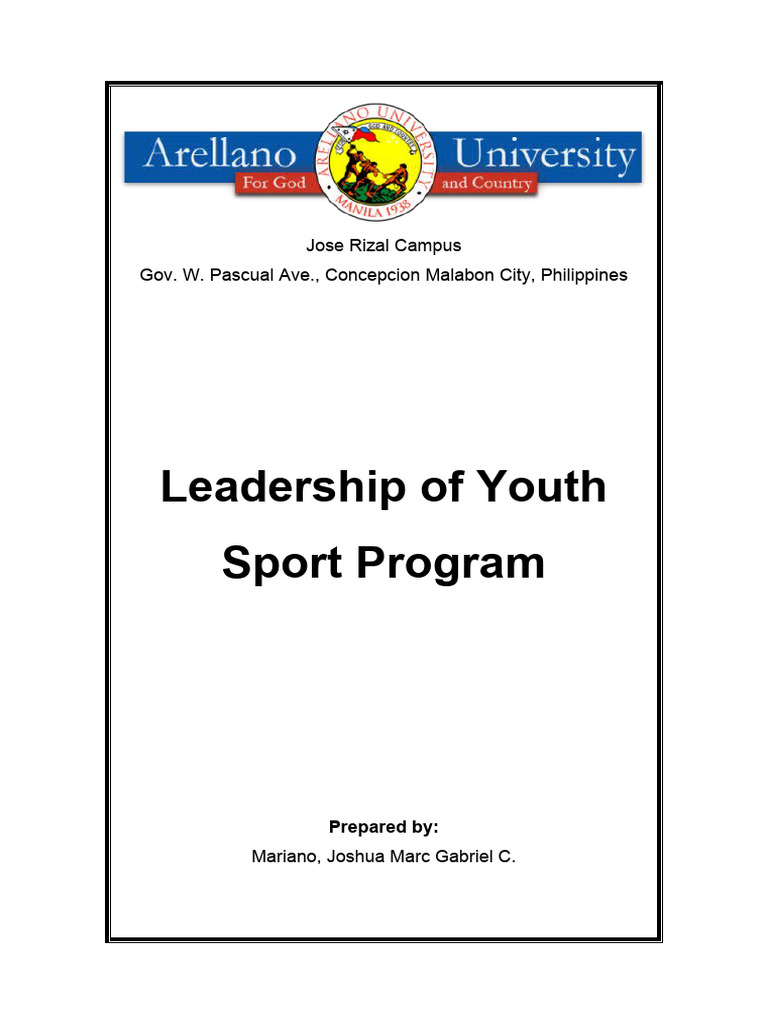 Youth Sports Leadership Program Overview | PDF | Leadership | Bullying