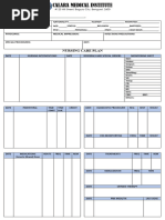 Intake and Output Monitoring Sheet | PDF
