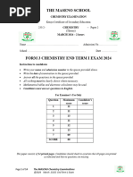 Mathematics Form 2 End Term 2 2023 Exam Questions | PDF | Area | Geometry