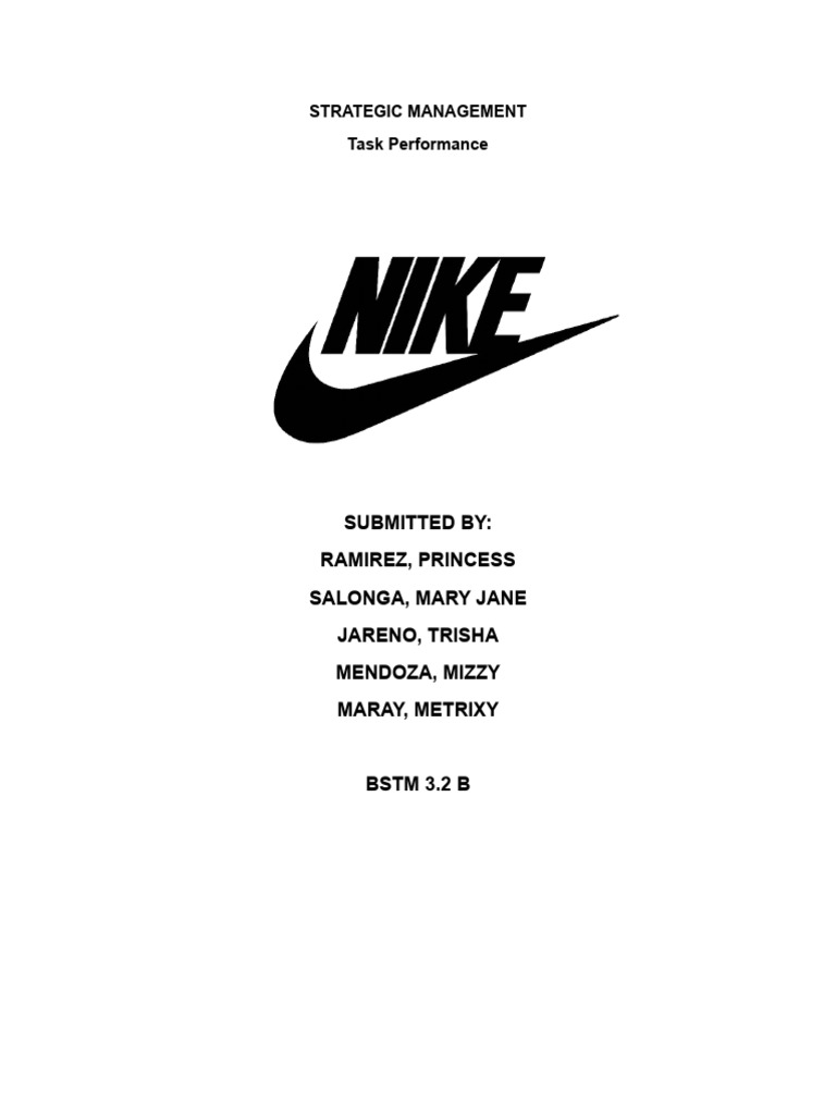 STRATEGIC MANAGEMENT | PDF | Nike | Corporate Social Responsibility