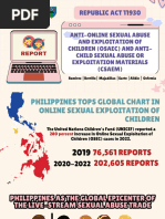 R A 11930 - Anti OSAEC and Anti CSAEM Act 1 | PDF | Rights | Human Rights