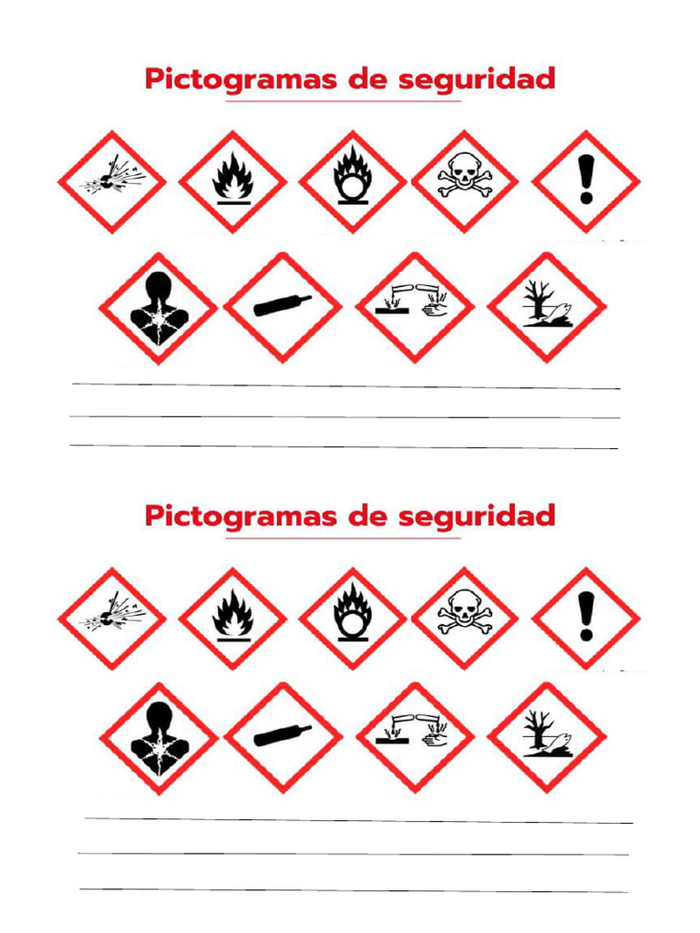 Imprimir Pictogramas | PDF