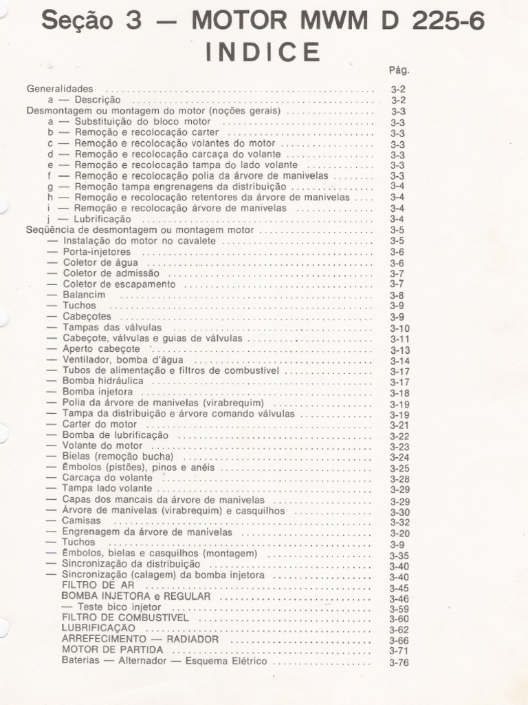 Dados Téc - MWM-225 | PDF