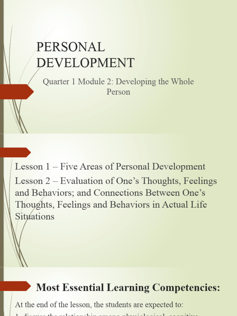 Quarter 1 Module 2 | PDF | Thought | Feeling