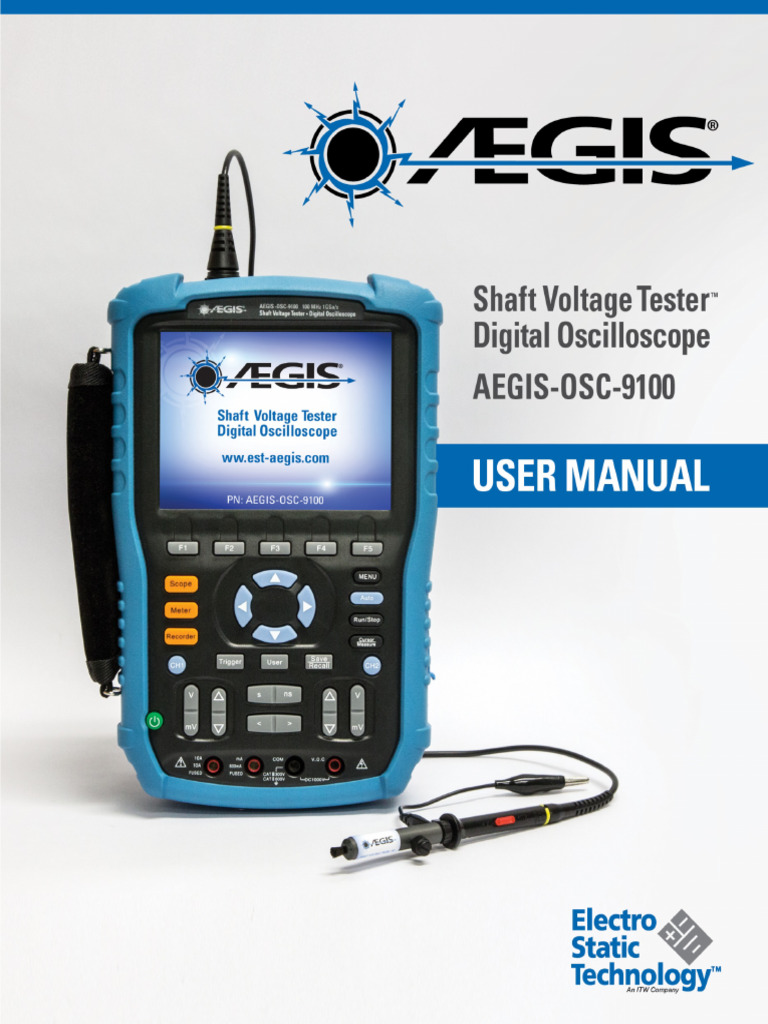 AEGIS OSC 9100 - Manual | PDF | Menu (Computing) | Electronics