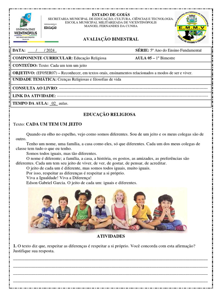 Respeitando o Jeito de Cada Um | PDF | Família
