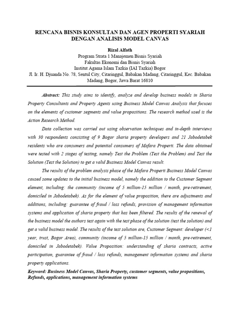 Jurnal BMC | PDF | Business Intelligence | Business Process