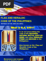 Ra 8491 | PDF | Heraldry | Flag