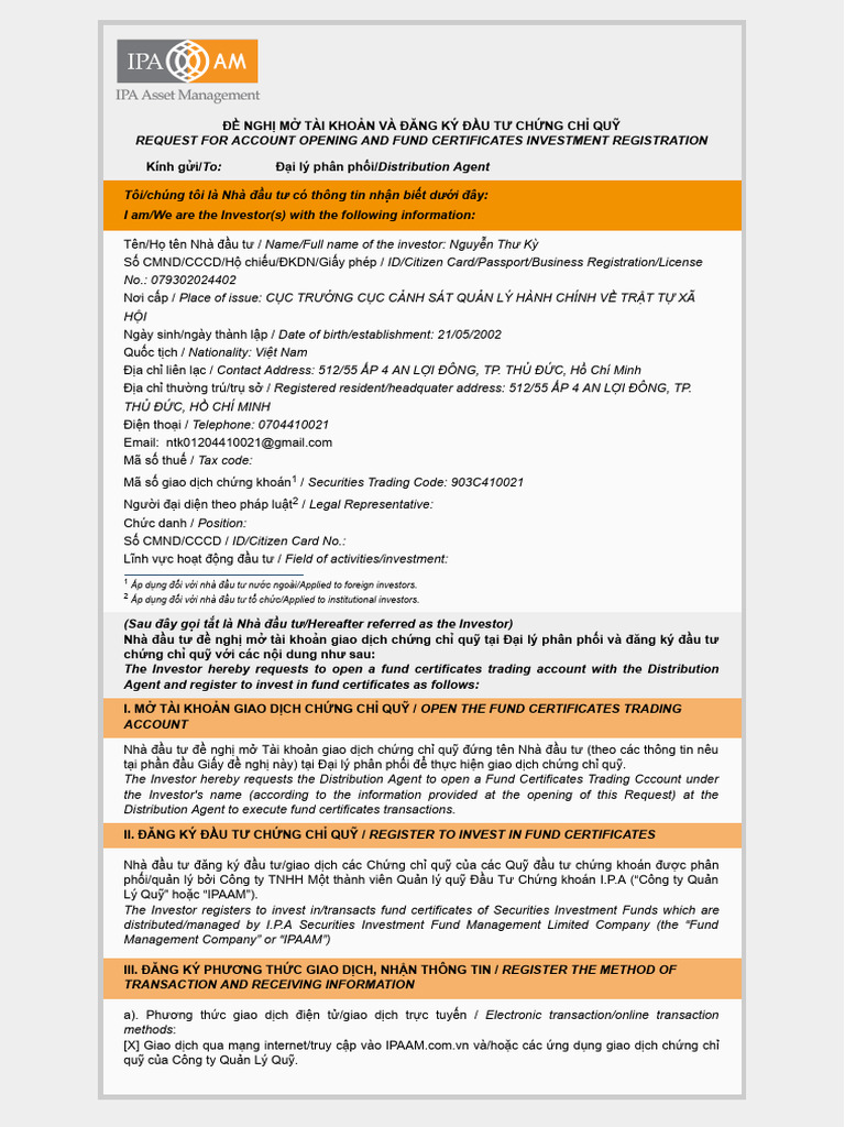 Áp dụng đối với nhà đầu tư nước ngoài/Applied to foreign investors. Áp dụng đối với nhà đầu tư ...