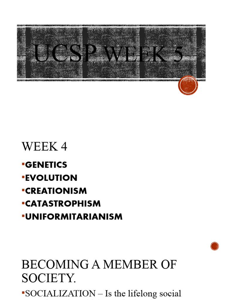 Ucsp Week 5 Personality | PDF | Socialization | Id