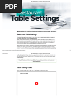 10 Simple Basic Table Skirting Design For Beginners | PDF | Grilling ...