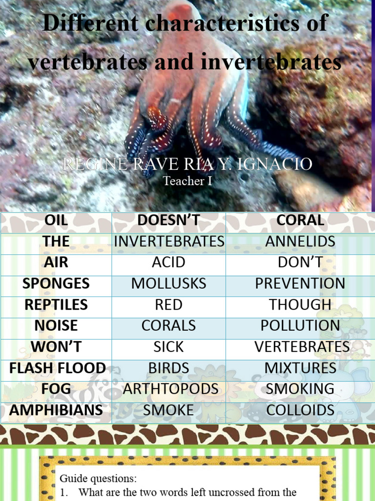 Co 2 | PDF | Invertebrate | Zoology