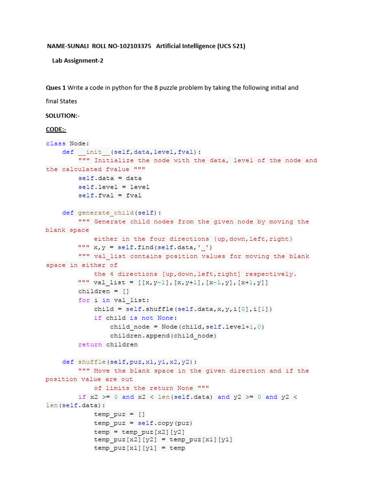 SUNALI Assignment 2 AI | PDF | Cognitive Science | Applied Mathematics