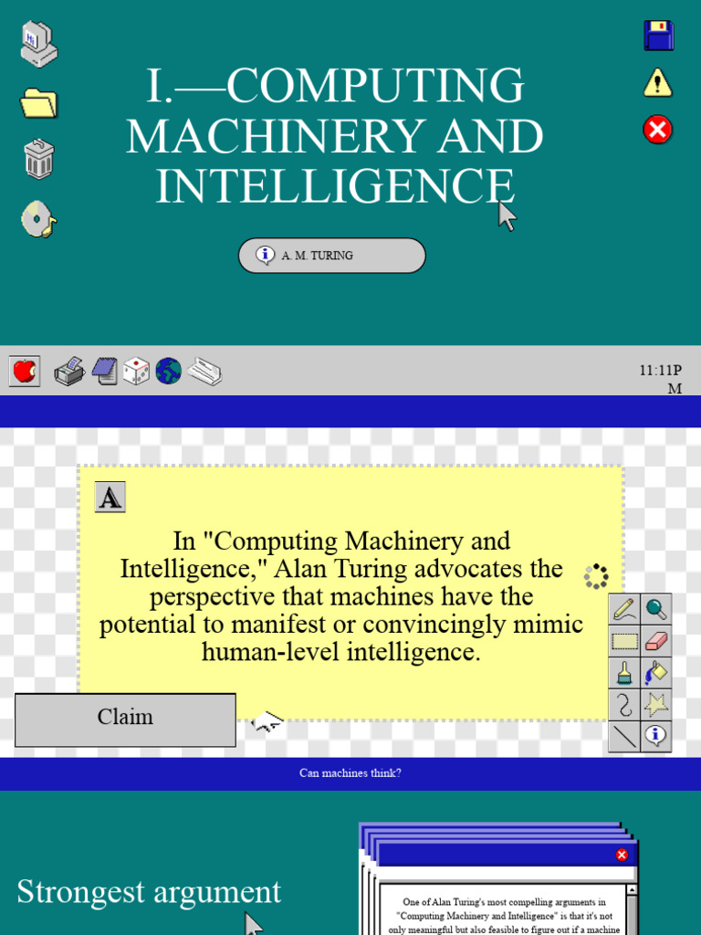 The Immitation Game | PDF | Artificial Intelligence | Intelligence (AI ...