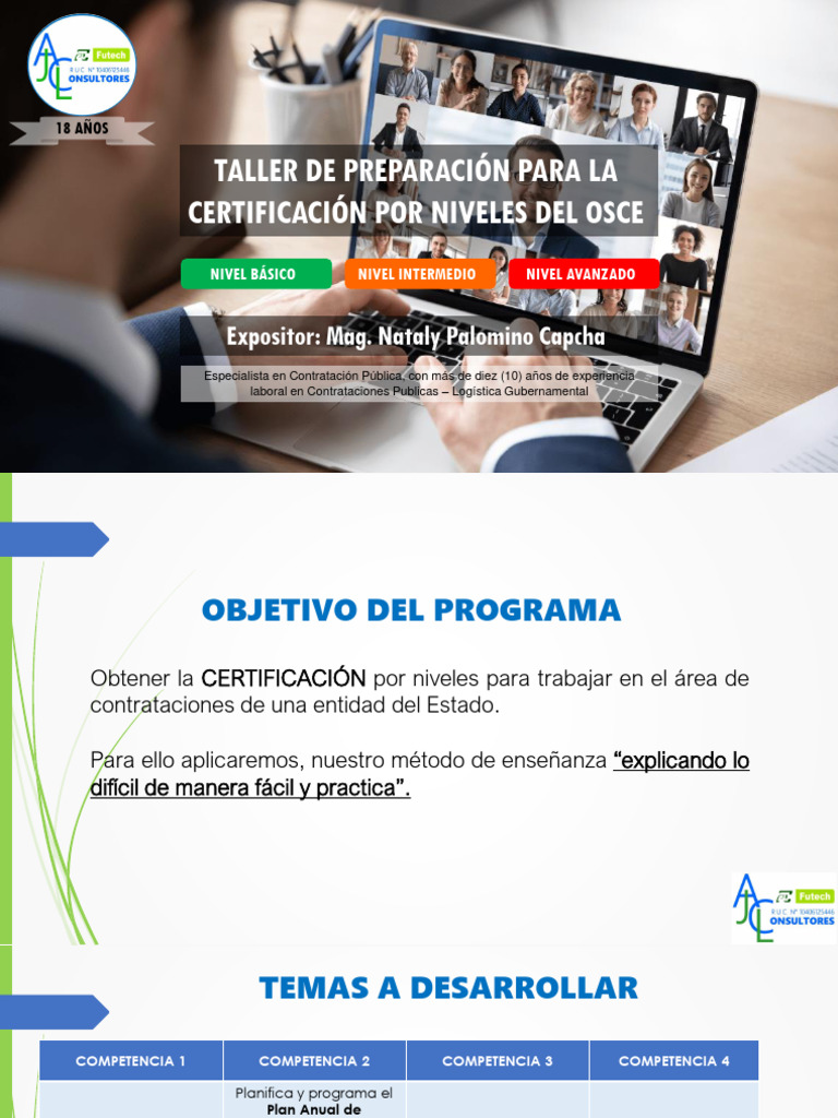 CERTIFICACION MODULO 1 y 2 | PDF | Subasta | Planificación