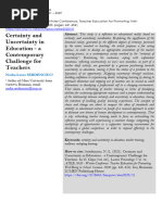 Mason - Towards Positions of Safe Uncertainty | PDF | Psychotherapy | Reality