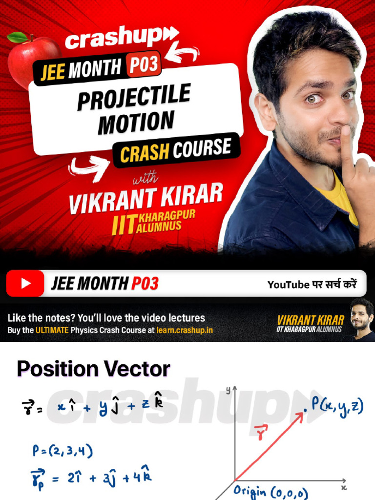 JEE P03 Projectile Motion | PDF