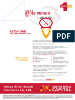 One Brochure | PDF | Insurance | Chronic Condition