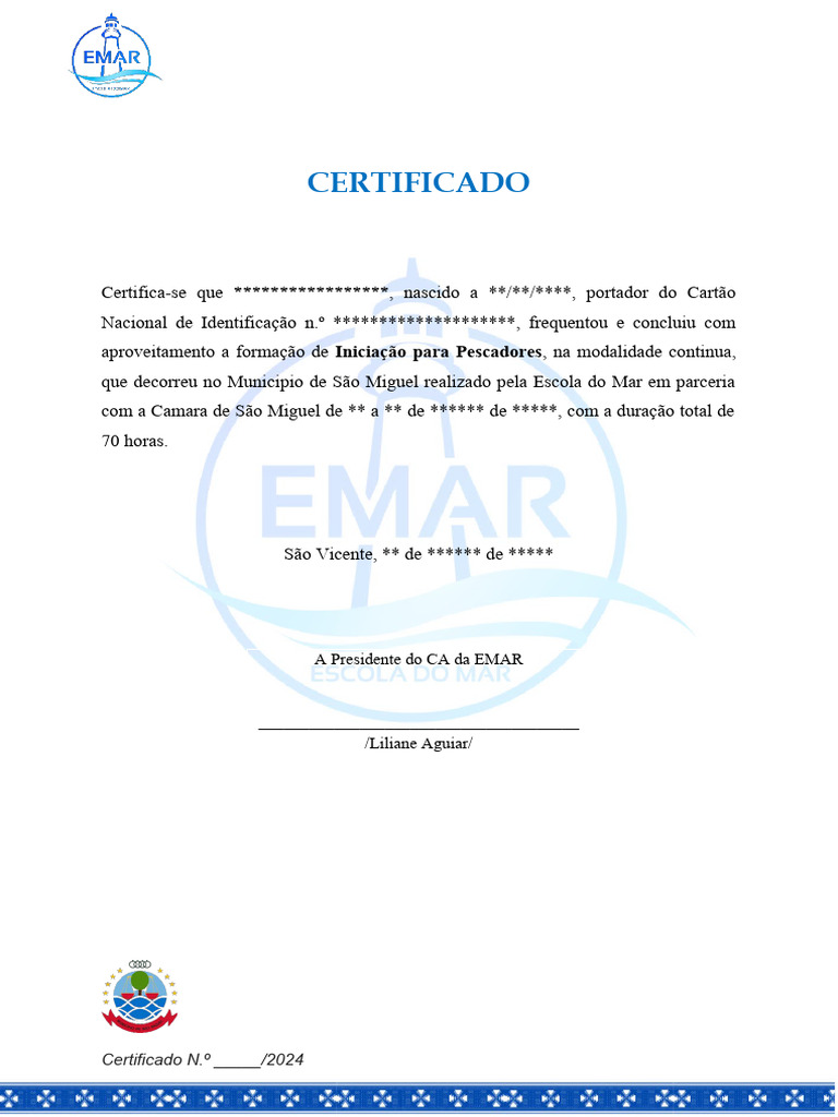 Modelo de Certificado | PDF